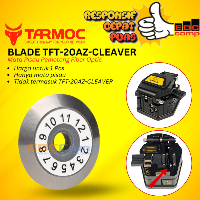 Jual Cleaver BLADE Tarmoc TFT-20AZ-CLEAVER | Mata Pisau Pemotong Fiber ...