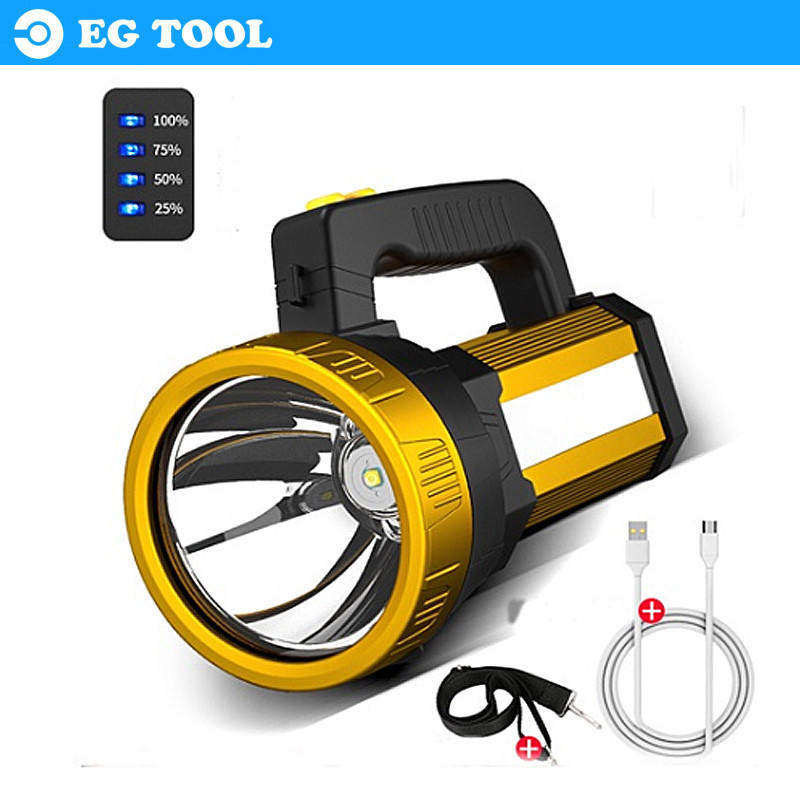 Jual Senter LED Super Terang jumbo Multifungsi 80W IPX4 Tahan air ...