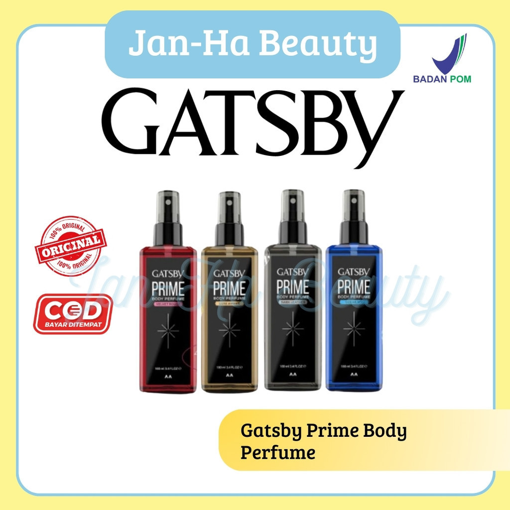 Jual GATSBY Prime Body Perfume Spray 100ml All Variant | Shopee Indonesia