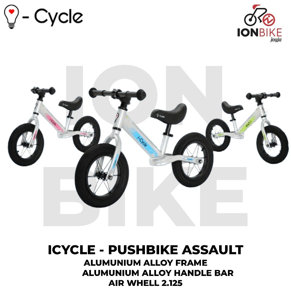 Jual Pushbike Icycle Assault Alloy Balance Bike Push Bike I-cycle i ...