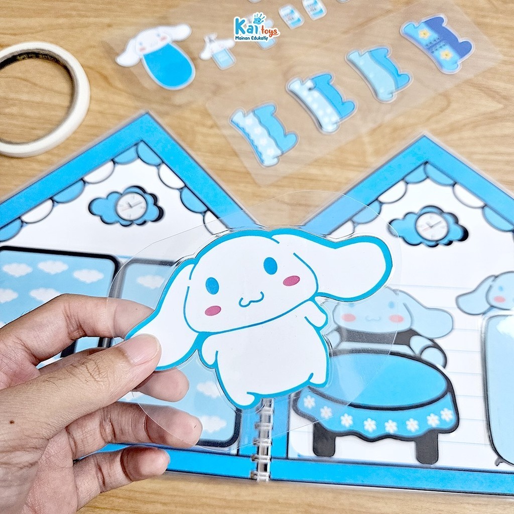 Jual Paper Doll House Sanrio Busy Book Kuromi Cinnamoroll Hello Kitty ...