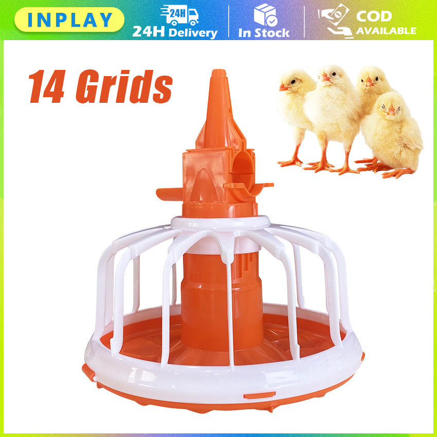 Jual Nampan Pakan Ayam 14 Lopang / 35Cm Tabung Umpan Tempat Pakan Ayam Otomatis / Alat Ternak ...