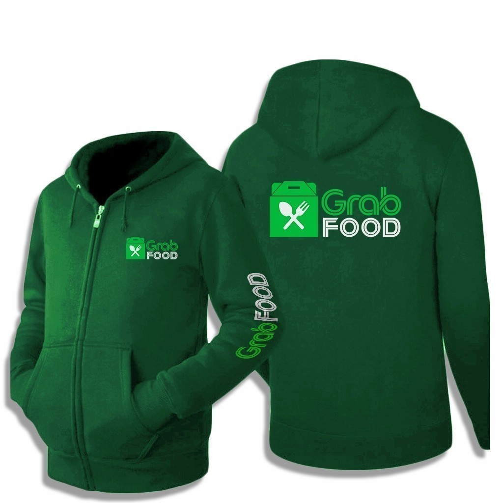 Jual JAKET HODDIE RESLETING GRAB FOOD - DRIVER GRAB - BAHAN KAIN TEBAL ...