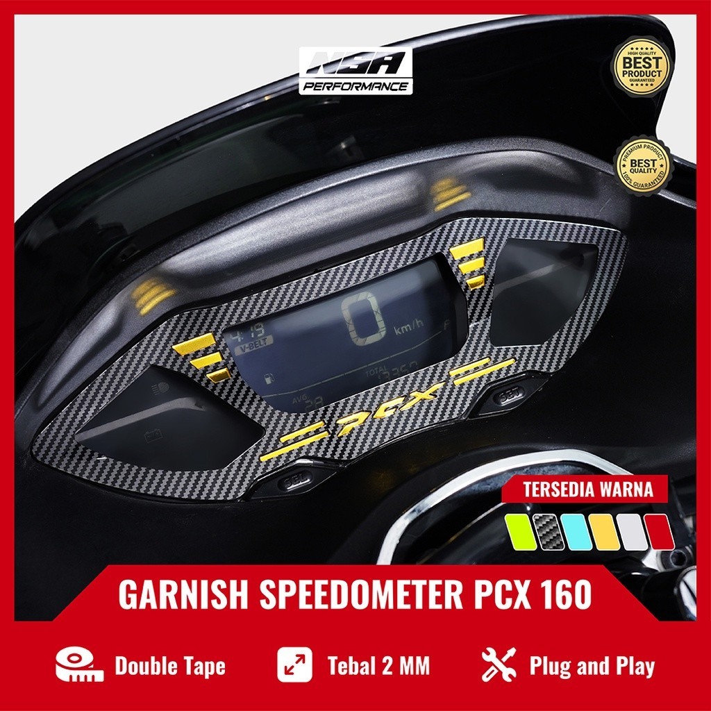 Jual NSA GARNISH SPEDOMETER PCX160 BAHAN AKRILIK BUKAN STIKER GARNIS ...