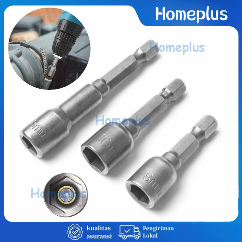 Jual Mata Bor Roofing Magnet Hex Adaptor Bit Mata Baut Roofing Magnetic ...