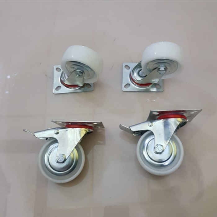 Jual Roda Troli / Caster Wheel / Roda Rak/Etalase/Lemari 3inch(2muter ...