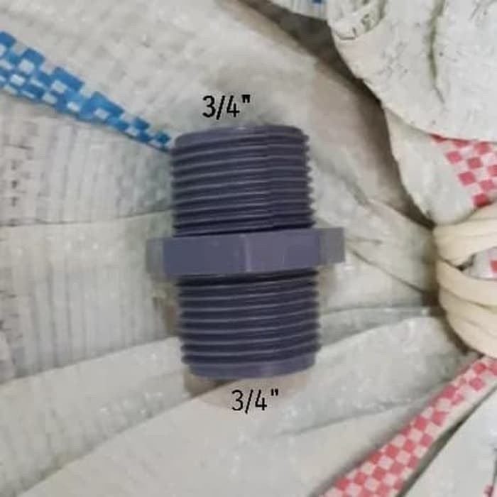 Jual Double Neple pvc 3/4"/ Dobel nepel/ double nepel pvc 3/4" | Shopee ...