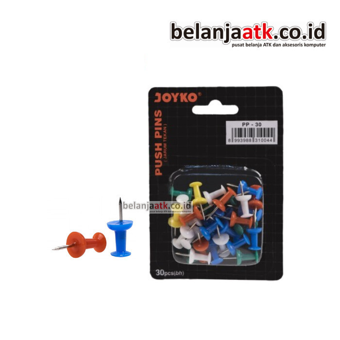 Jual Push Pin/Paku Pin/Paku Mading Joyko PP-30 | Shopee Indonesia