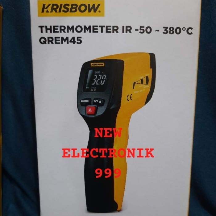 Jual Krisbow THERMOMETER IR -50 TO 380 C 10206574 | Shopee Indonesia