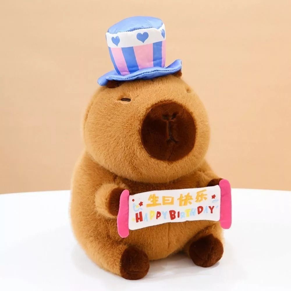 Jual New PP Cotton Capibara Anime Fluffty Toy Plush Doll Cute Fluffy ...