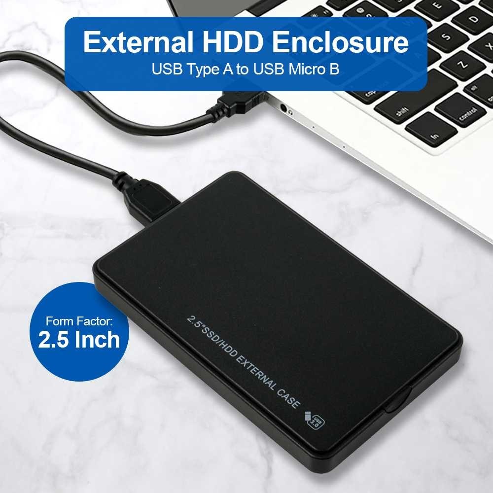 Jual External HDD Enclosure USB Type A to USB Micro B Superspeed - SE25 ...