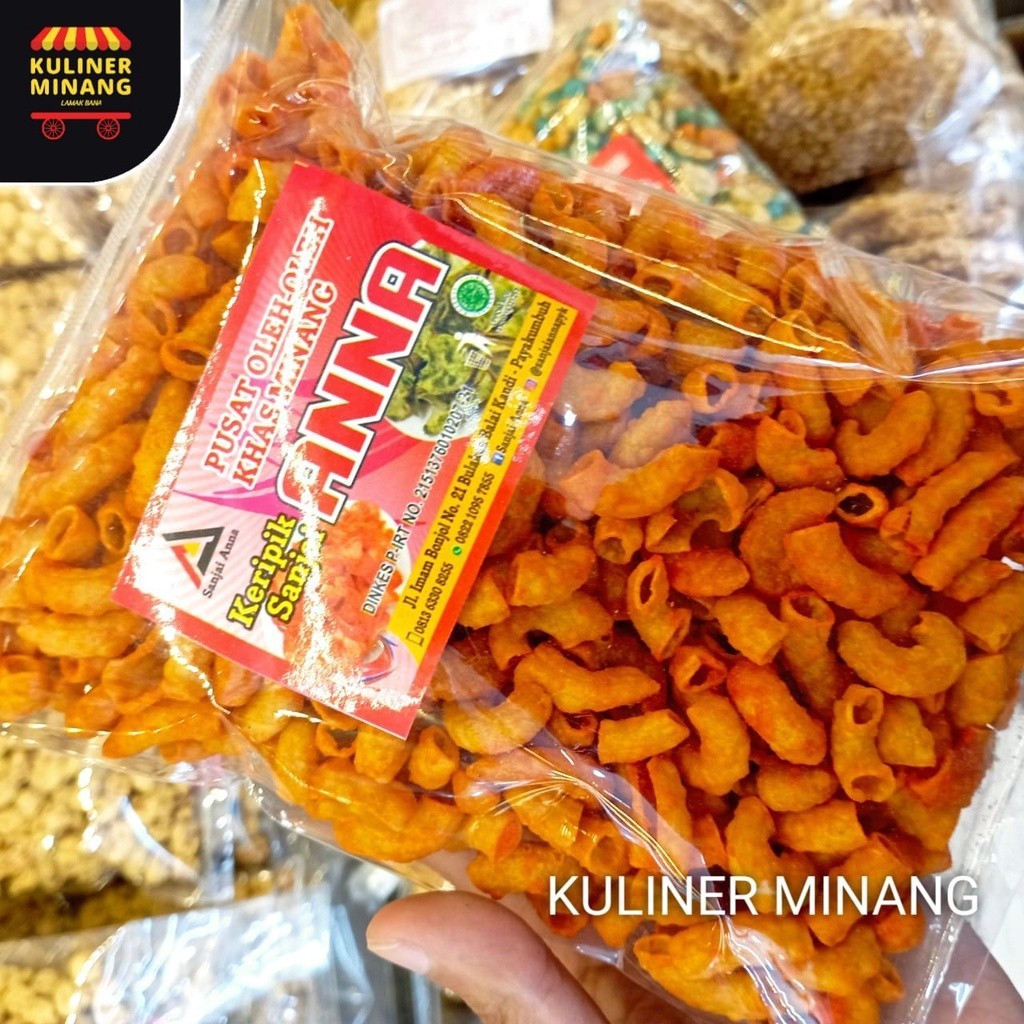 Jual Kuliner Minang Makaroni pedas anna Oleh-Oleh Asli Cemilan Kampung ...