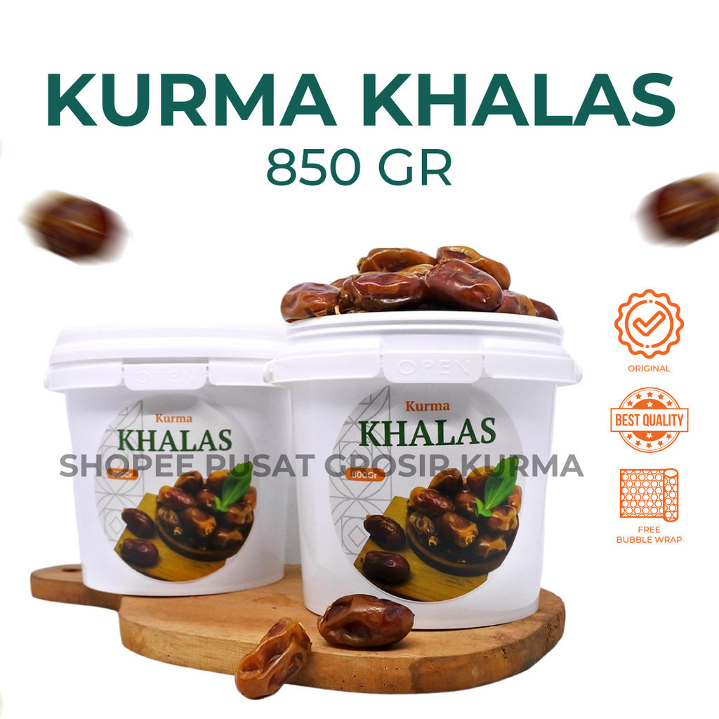 Jual KURMA KHALAS EMBER | KHALAS SA'AD | BEST QUALITY PREMIUM | CROWN ...