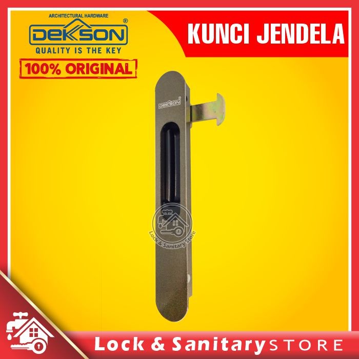 Jual Kunci Handle Jendela Pintu Sliding Dekkson Dekson KS Z08A (Brown ...
