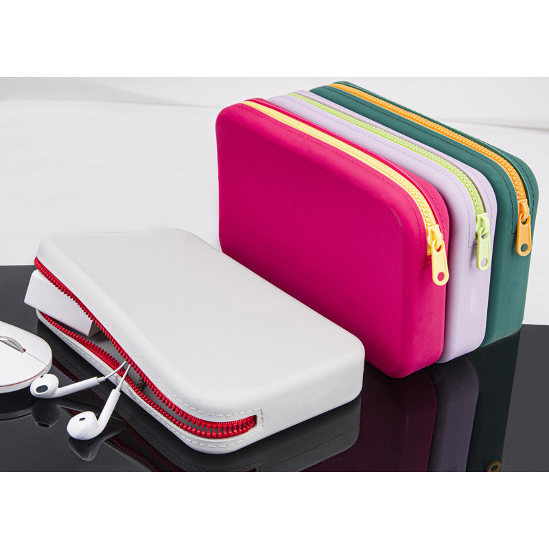 Jual Kedap Air Portabel Silikon Kotak Penyimpanan Karet Pouch Charger ...