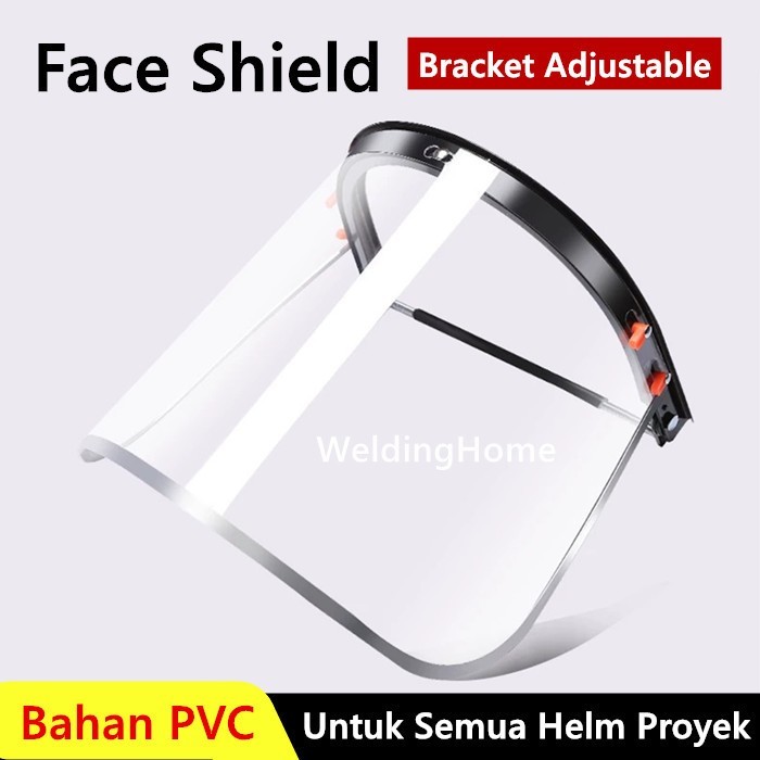 Jual Transparent Face Shield Bening Welding Safety Face Shield Visor ...