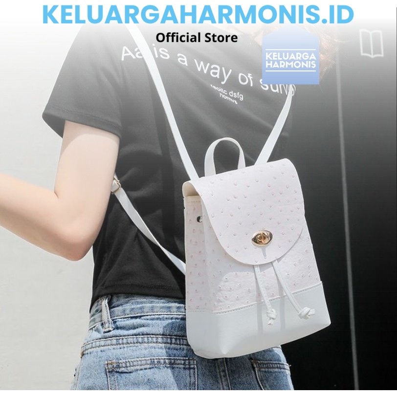 Jual KH Tas Ransel Wanita Korea Tali Woman Bag Rancel Fashion Trend A59 ...