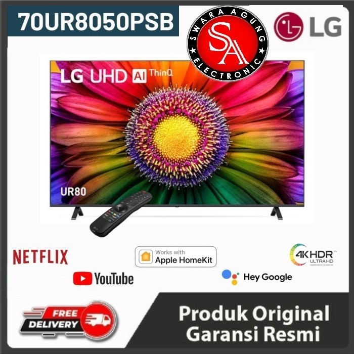Jual Led UHD 4K Smart TV 70 Inch LG Type : 70UR8050 (Khusus Medan ...