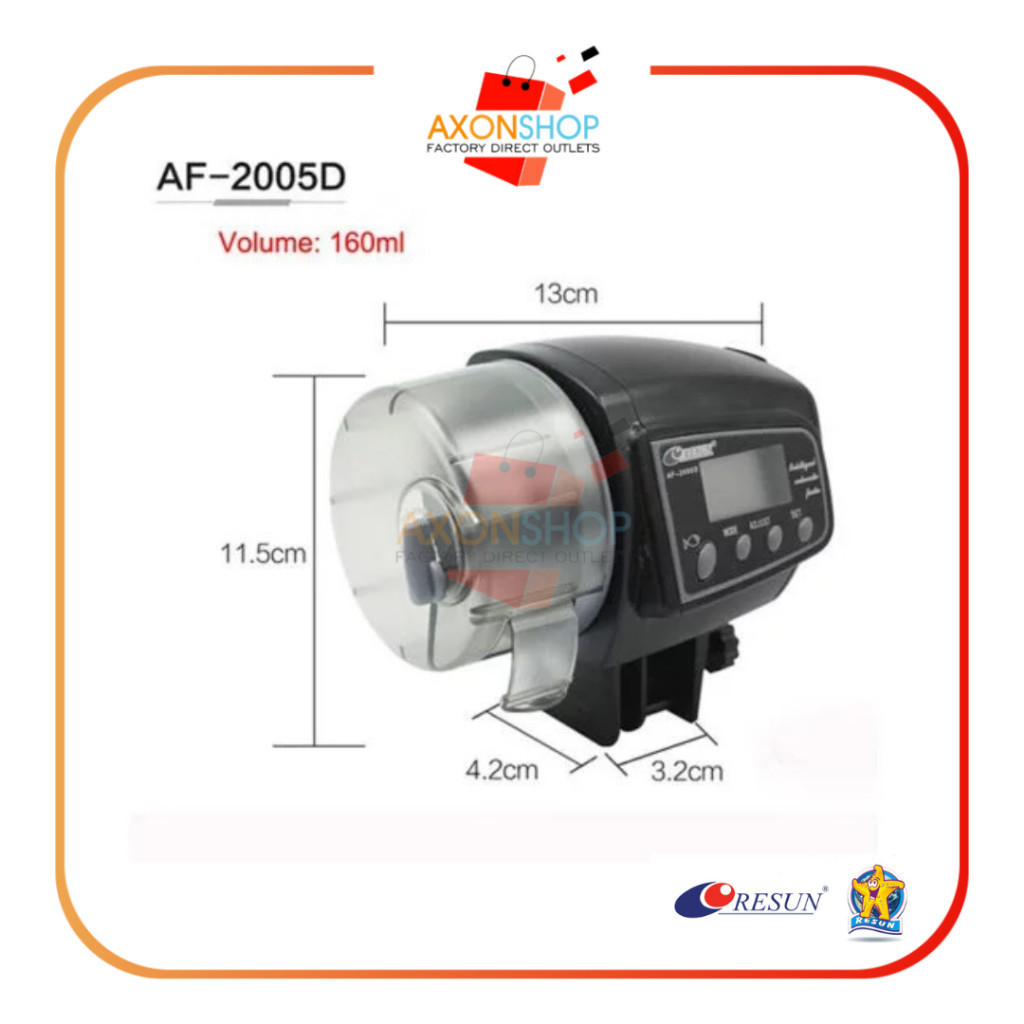 Jual RESUN AF2005D Auto Fish Feeder AF-2005 D Pemberi Makan Ikan ...