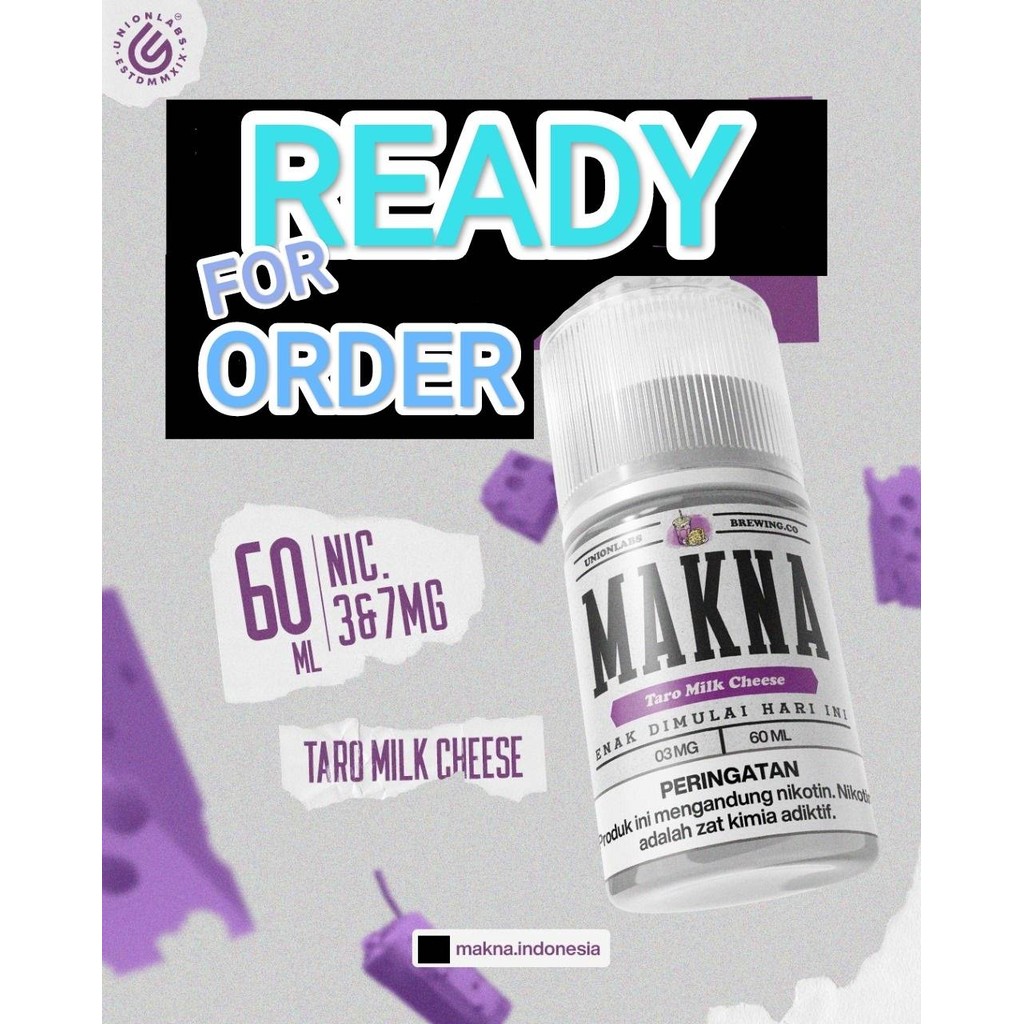 Jual LIQUID Freebase MAKNA V2 by UnionLab 60ml 3n7mg | Shopee Indonesia