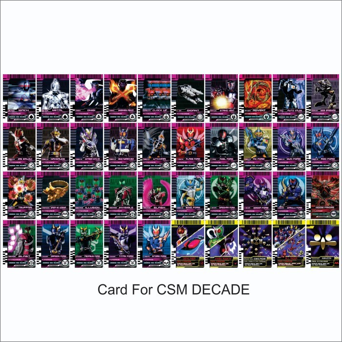 Jual WD99 kamen rider decade card khusus CSM | Shopee Indonesia