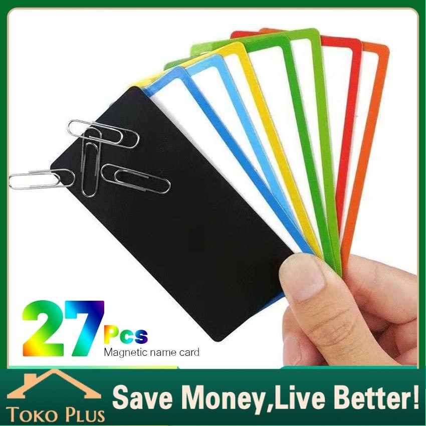 Jual 27Pcs Magnetic Label Magnet Tempelan Kulkas Memo Sticky Notes ...