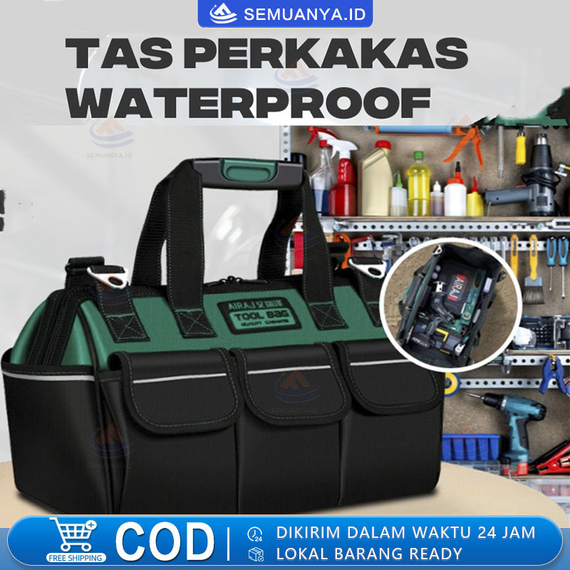 Jual GREENER Tool Bag / Tas Perkakas 13 inchi Bahan Oxford Toolbag Tool ...