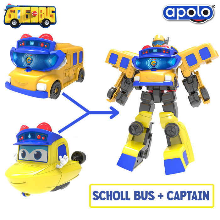 Jual Apolo Gogobus Combine & Transform - Bus and Captain | Shopee Indonesia