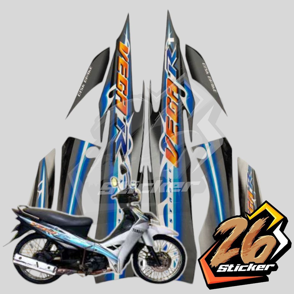 Jual STICKER STIKER POLET LIS STRIPING MOTOR FULL BODY YAMAHA VEGA R ...