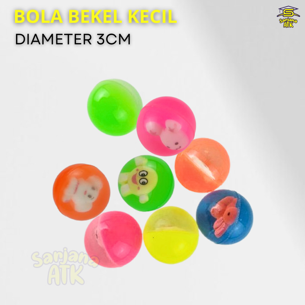 Jual Bola Bekel Kecil / Bola Bekel Warna Transparan / Bola Bekel ...
