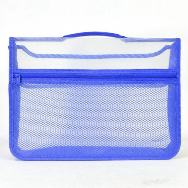 Jual Map Plastik Kancing 2 Jaring Folio / Zipper School Bag / Map ...