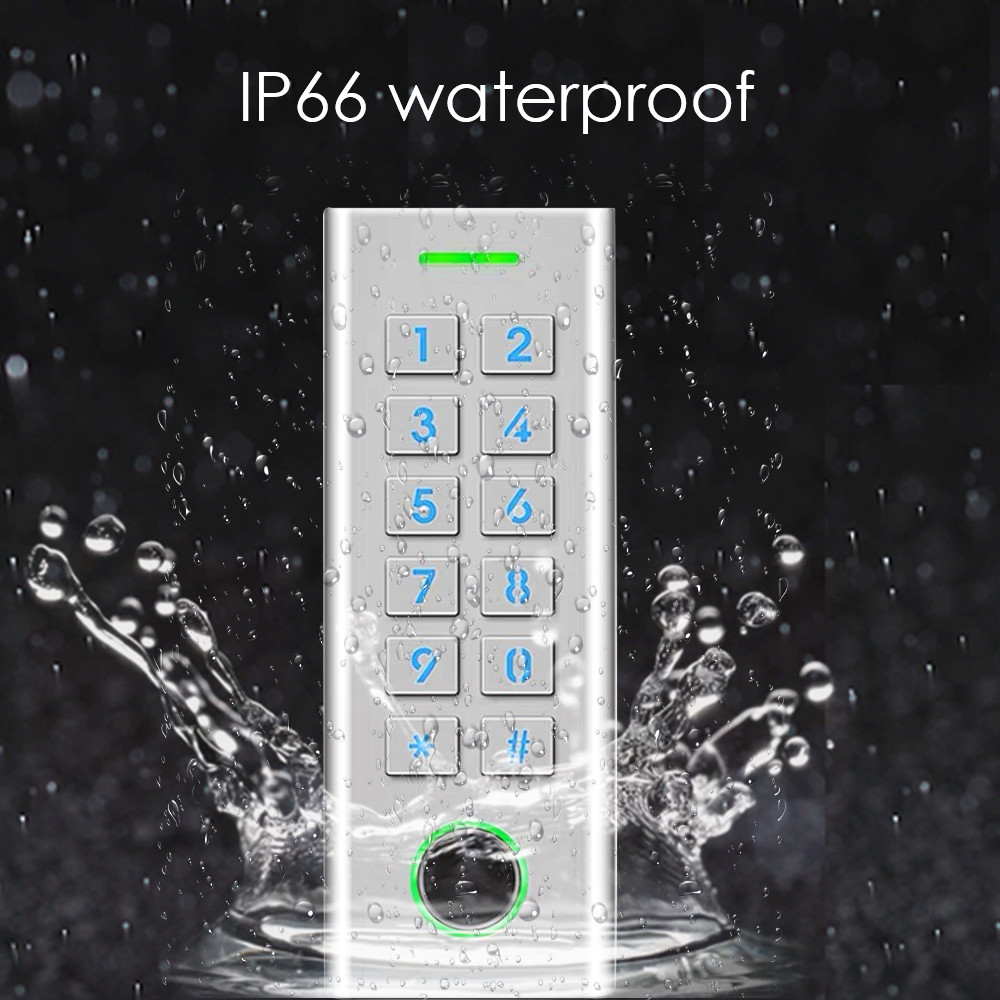 Jual Metal IP66 Waterproof Fingerprint Standalone Access Controller ...