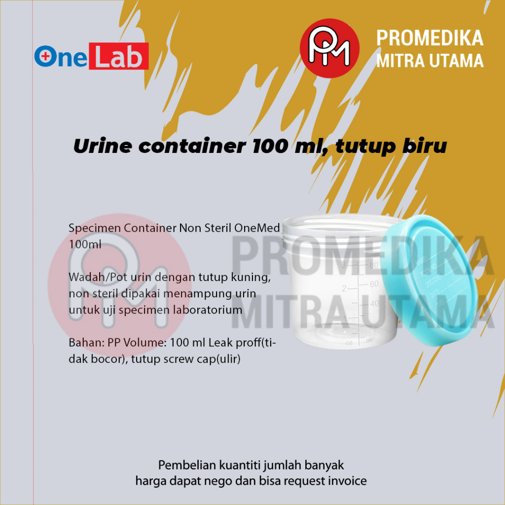 Jual Specimen Urin Container OneMed 100ml | Shopee Indonesia