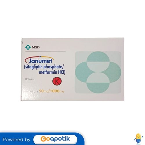 Jual Janumet 50 Mg / 1000 Mg Box 28 Tablet | Shopee Indonesia