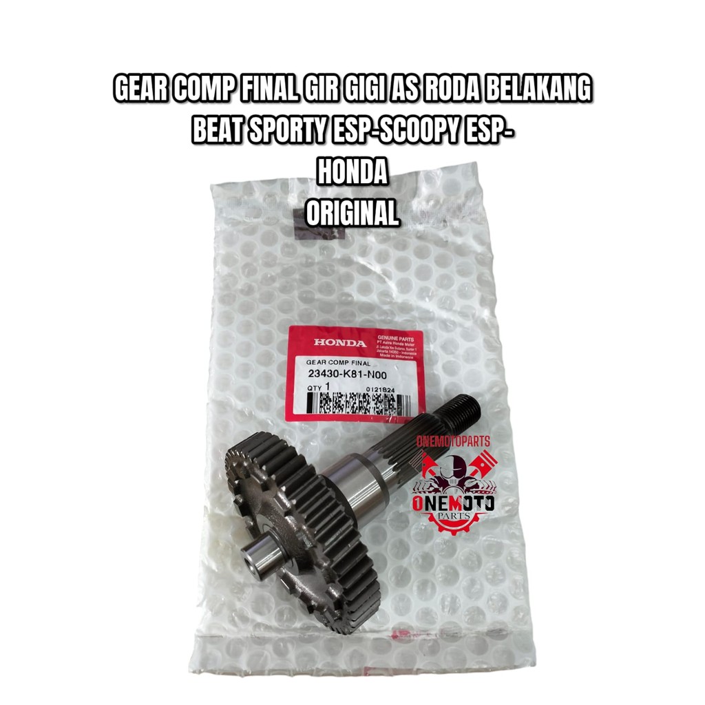 Jual ORIMOTO- GEAR COMP FINAL GIR GIGI AS RODA BELAKANG BEAT SPORTY ESP ...