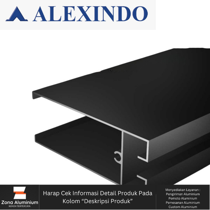 Jual Aluminium ALEXINDO 9058 Ambang Bawah Sliding Door | Shopee Indonesia