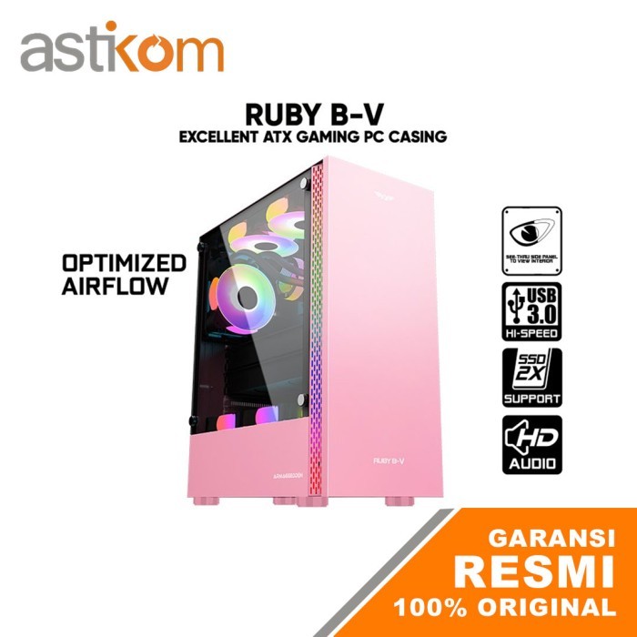Jual Casing PC Armageddon Ruby B-V | Shopee Indonesia