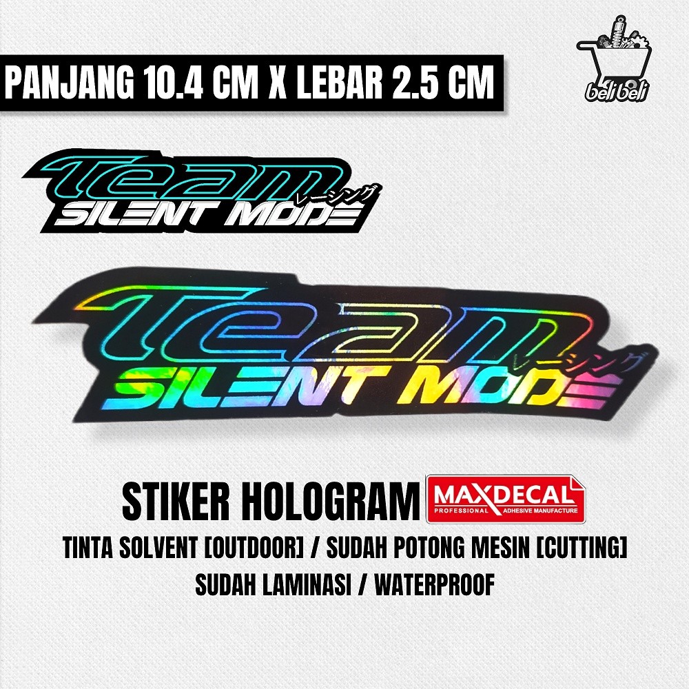Jual JDM Project - stiker kata - kata termurah / stiker silent mode ...