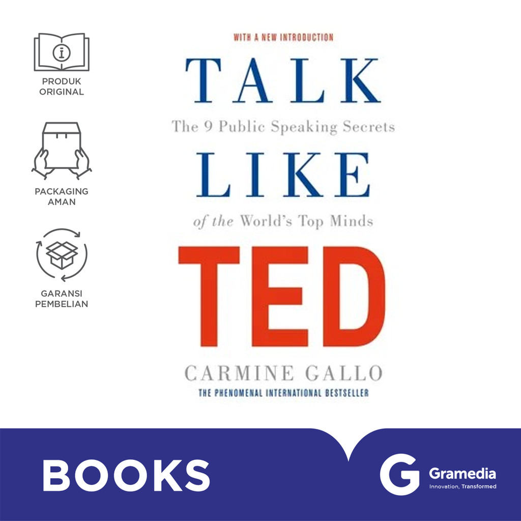 Jual Talk Like Ted: The 9 Public Speaking Secrets Of The World'S Top ...