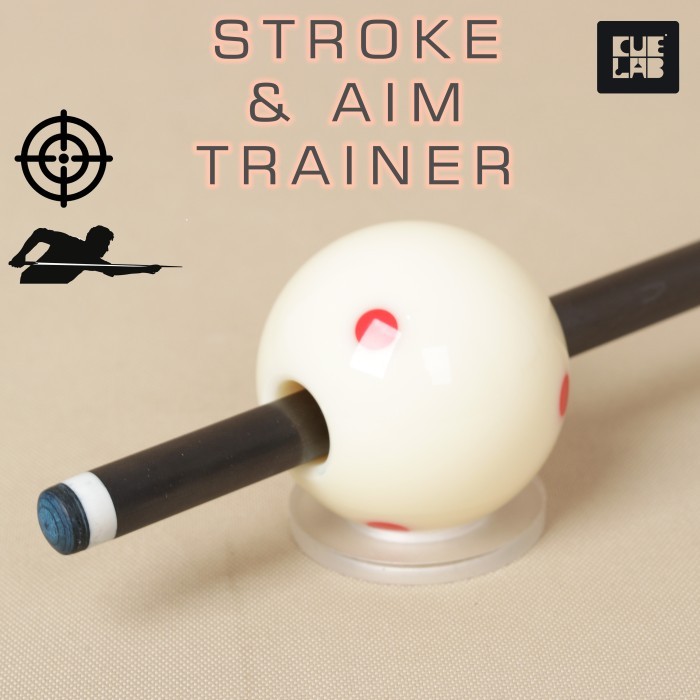 Jual Training Cue Ball with Hole - Bola putih / gaco latihan stroke ...