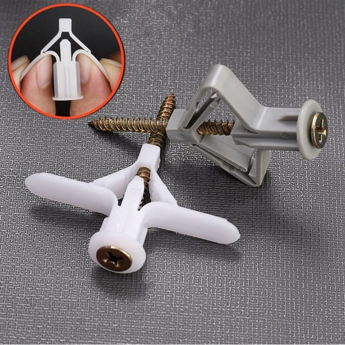 Jual Expanding Anchors Aircraft Butterfly Expansion Bolt Set Gypsum ...