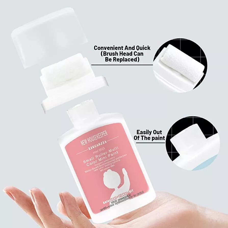 Jual MIni Roller Paint Wall Pembersih Noda Coret Coretan Tembok Dinding ...