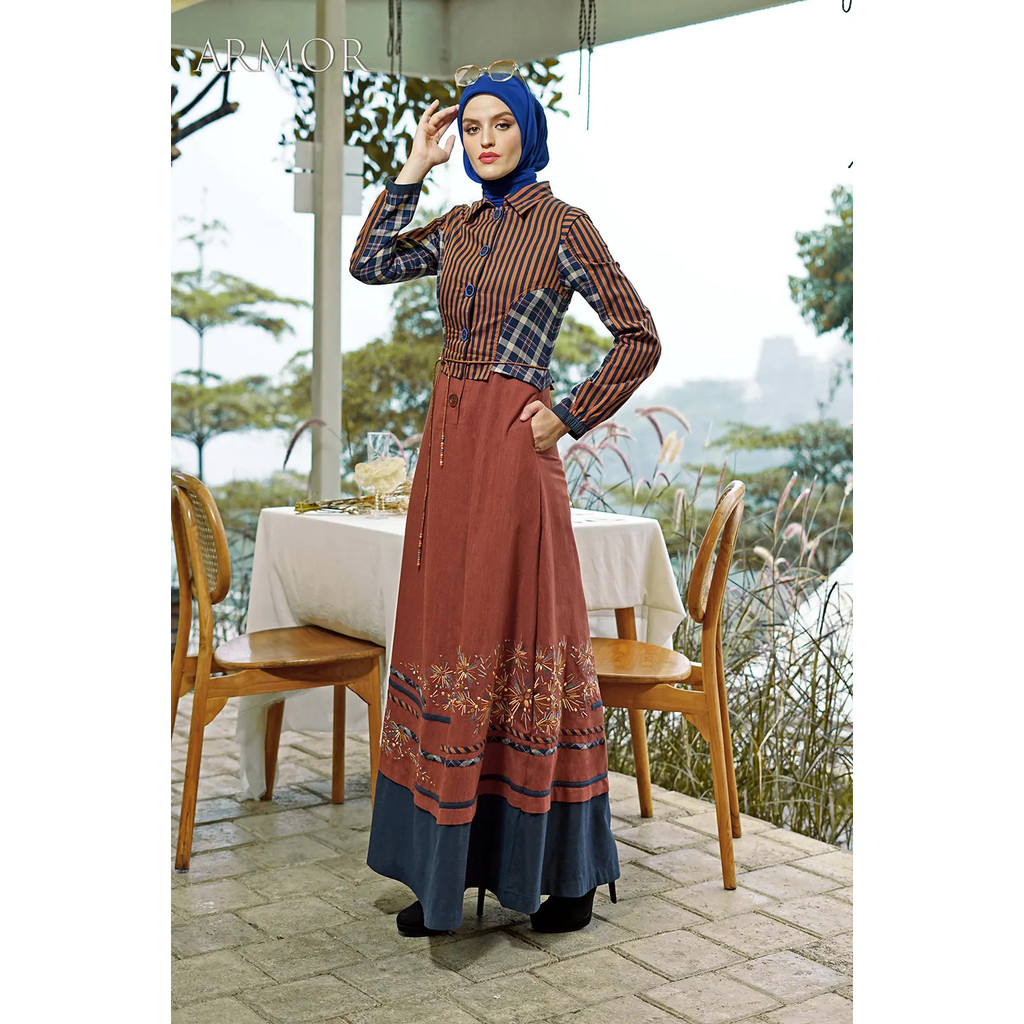 Jual TUNEECA Gamis Adira Stall | Shopee Indonesia