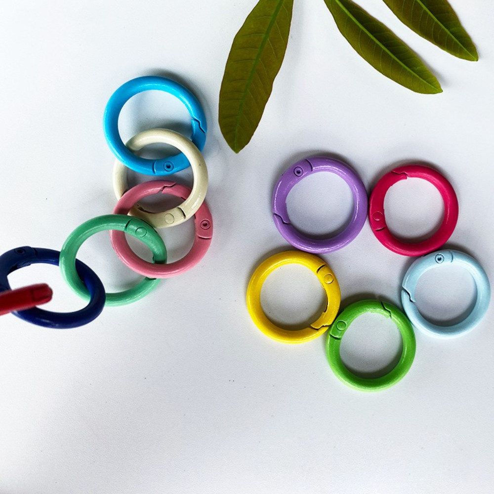 Jual [1 PCS] Hook Bulat 2.3/3.4 CM diy gantungan kunci Ring Donat POLOS ...