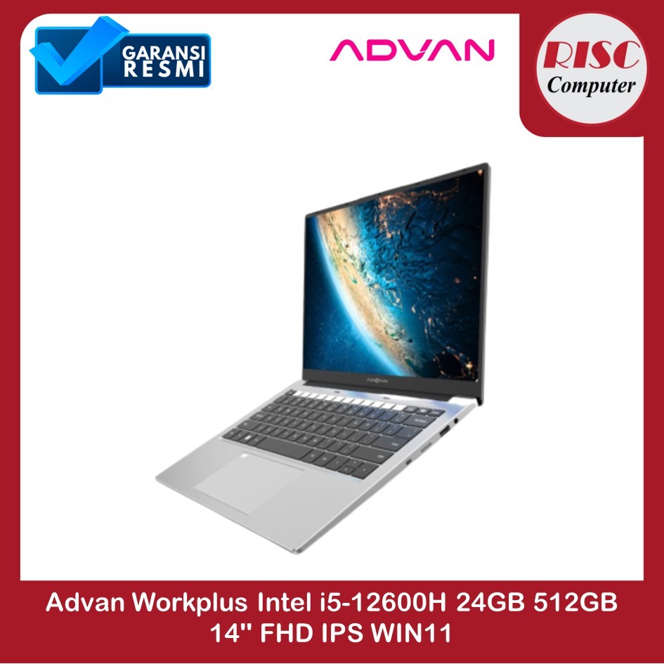 Jual Advan Workplus Intel i5-12600H 24GB 512GB 14'' FHD IPS WIN11 ...
