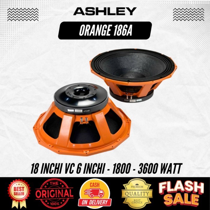 Jual Speaker 18 Inchi Ashley Orange 168A Original Produk Original ...