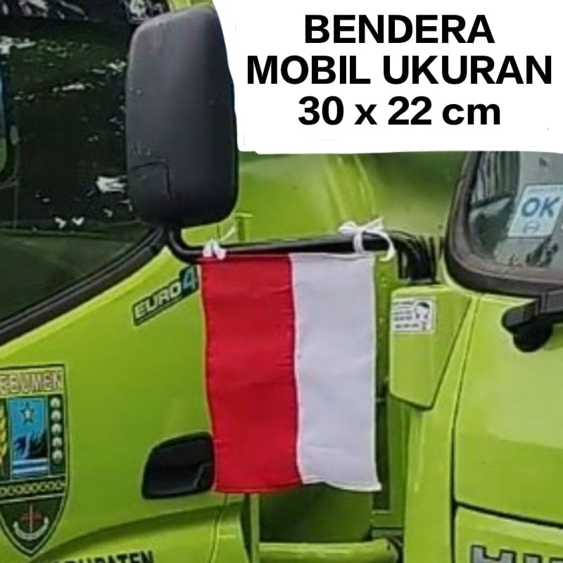 Jual Bendera Merah Putih Kendaraan / Bendera Sepeda Motor / Bendera ...