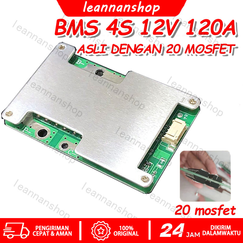 Jual BMS 4S 120A 12V 3.2V COMMON PORT 20 MOSFET 120A BATERAI LIFEPO4 B107 | Shopee Indonesia