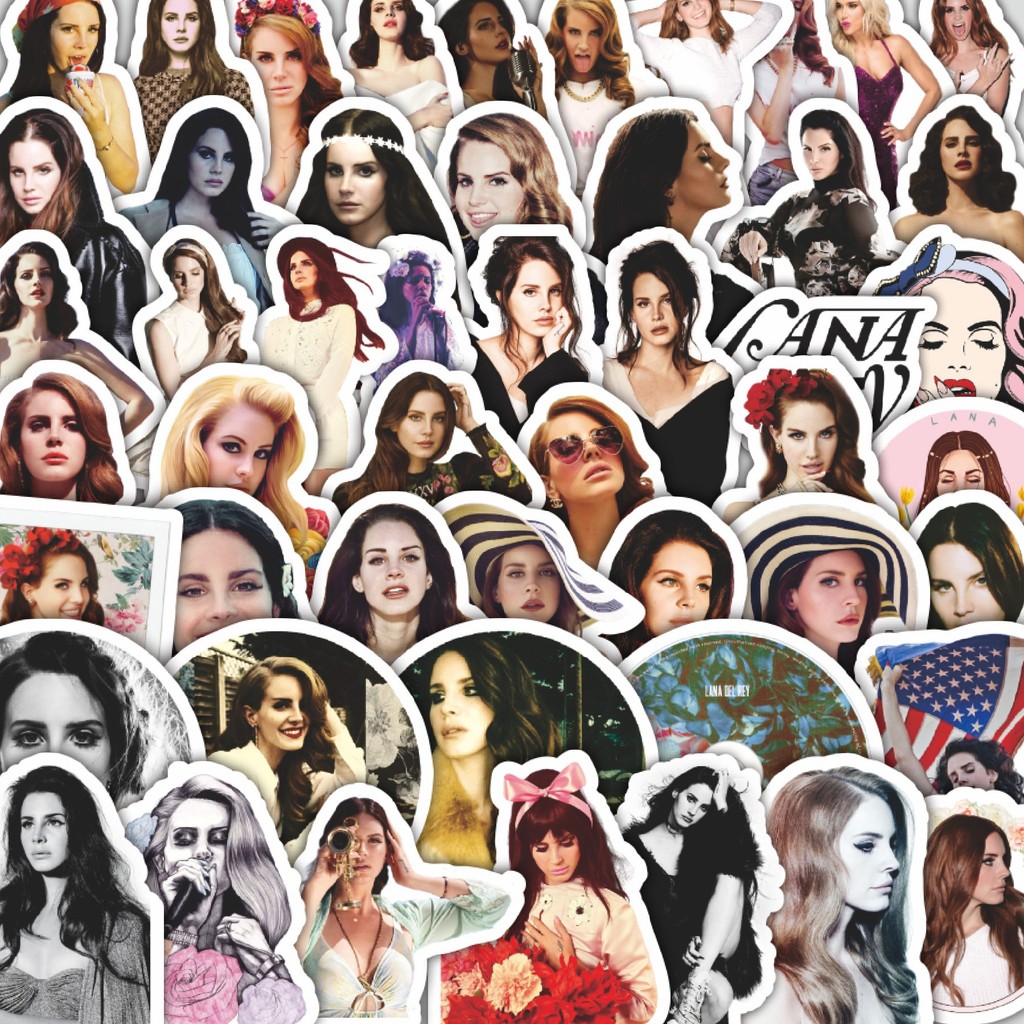 Jual Stiker Cutting Pack Stiker Lana Del Rey Isi 100Pcs Series ...