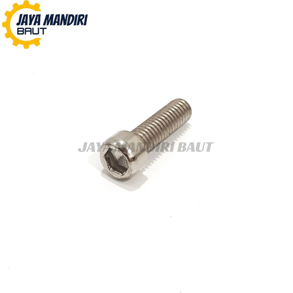 Jual Baut L Nekel M6 x 20 Kunci L5 Drat 1.00 Ulir 10 6x20 Panjang 20mm ...